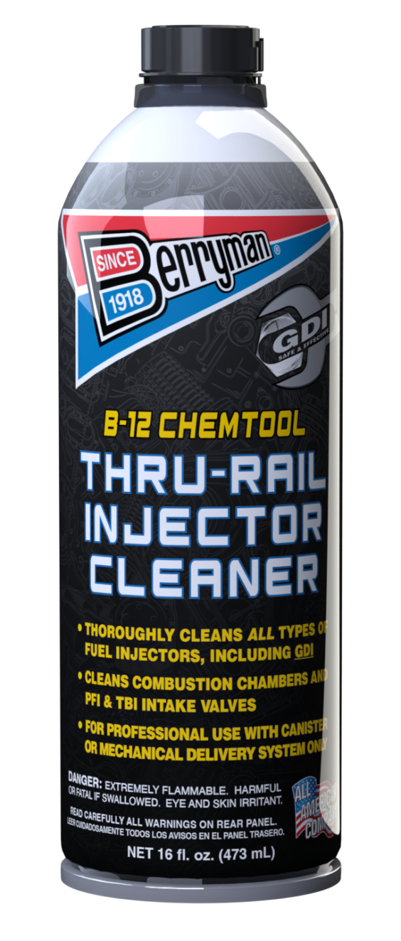 Berryman® B-12 Chemtool® Thru-Rail Fuel Injector Pour-In Cleaner