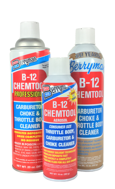 Berryman® B-12 Chemtool® Carburetor, Choke and Throttle Body Cleaner ...